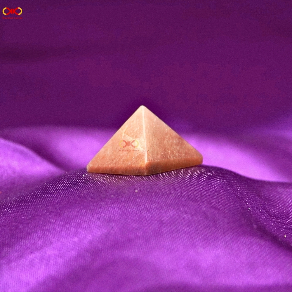 Red Jade Small Pyramid | Energizing Crystal Gift for Strength