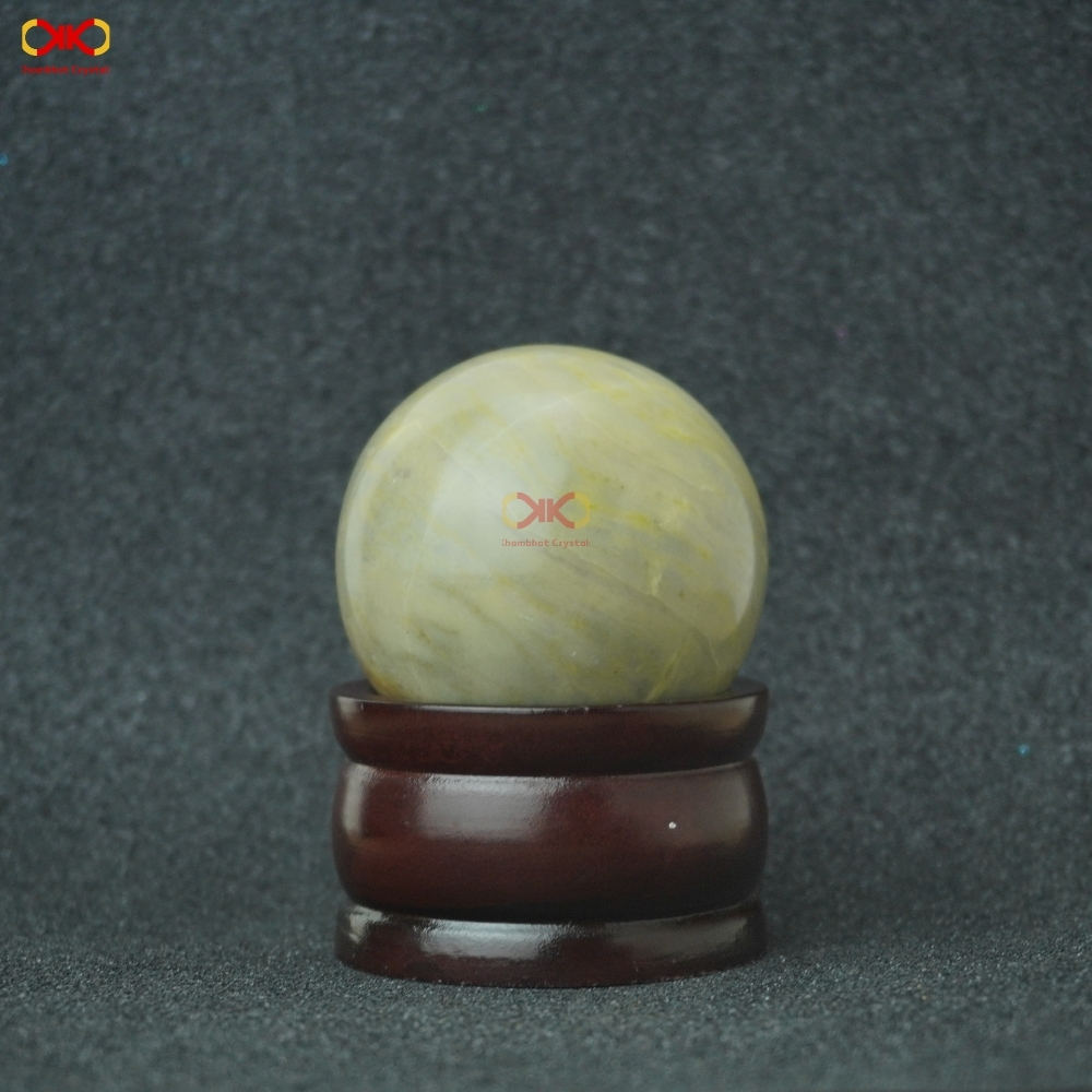 Serpentine Sphere Ball | Khambhat Crystals