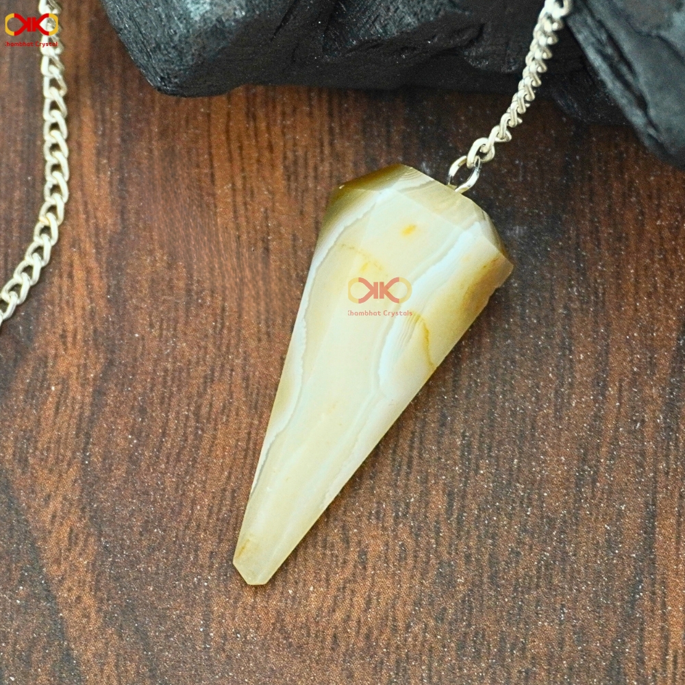 Buy Zebra Calcite Dowsing Pendulum Wholesale | Online