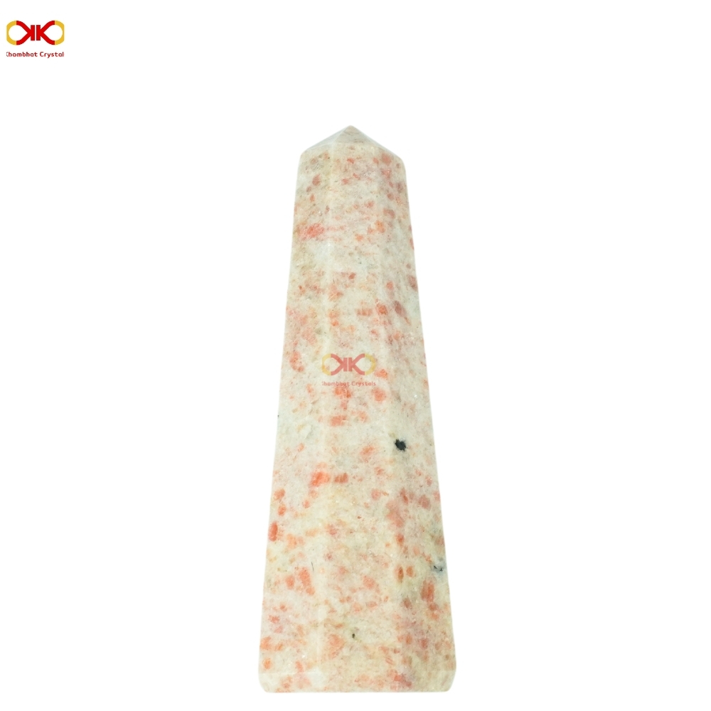 Sunstone Big Jumbo Tower (10 inch Approx.) | Khambhat Crystals