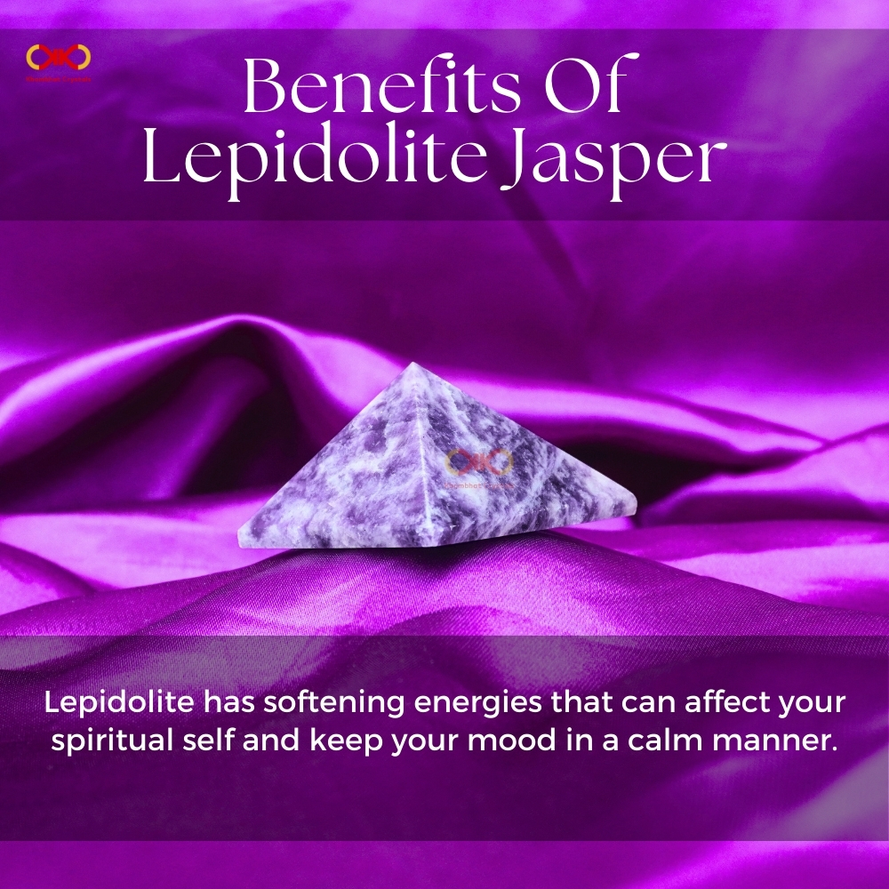 Buy Natural Lepidolite Crystal Pyramid in Bulk and Low Cost