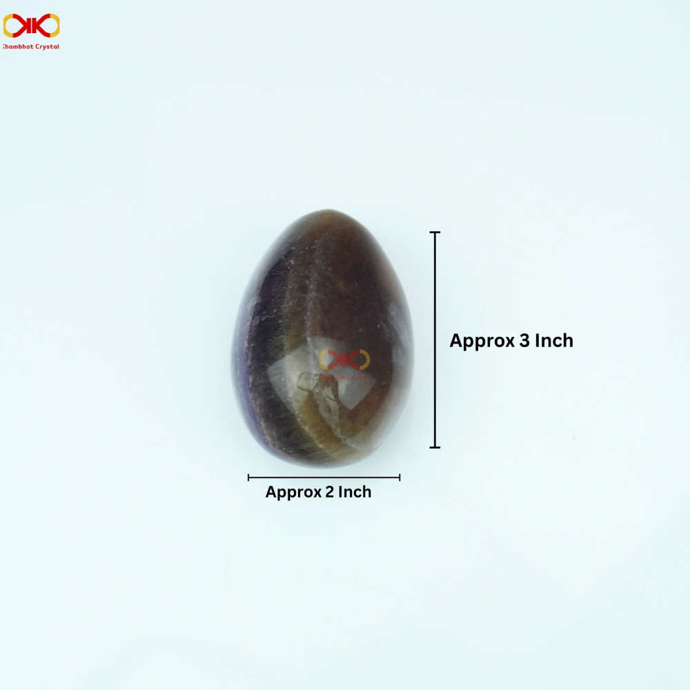 Multi Flourite Crystal Egg | Khambhat Crystals