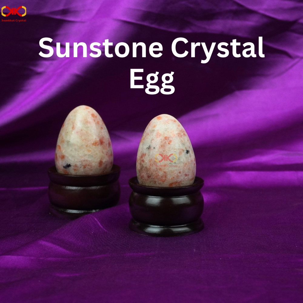 Sunstone Crystal Egg | Khambhat Crystals