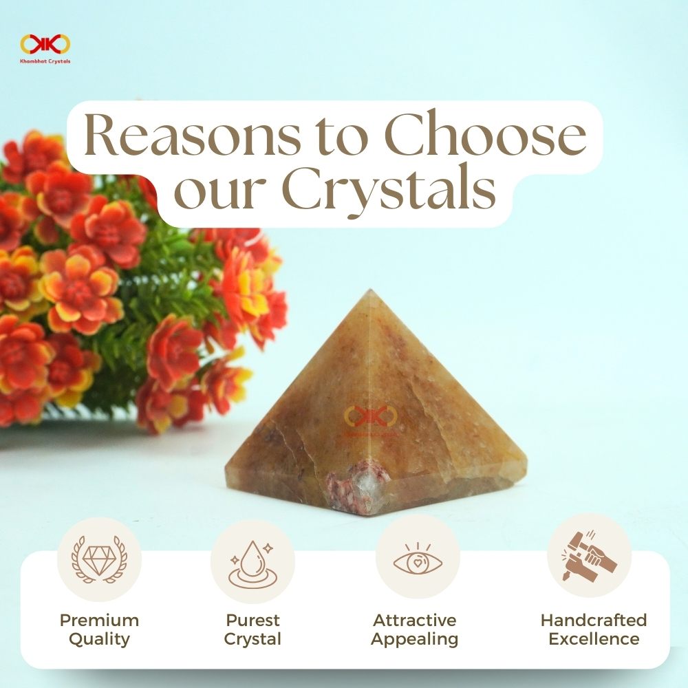 Yellow Jade Pyramid – Stone of Prosperity & Inner Strength